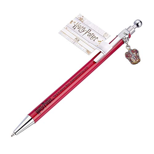 Harry Potter Gryffindor Crest Ballpoint Pen (One Size) (Red)