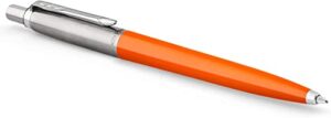 parker jotter originals ballpoint pen collection, 90s retro orange finish, medium point, black ink, 1 count