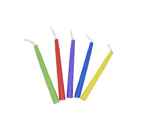 Hanukkah Candles / 44 Per Box Made in Israel (2-Pack Multicolored Candles)