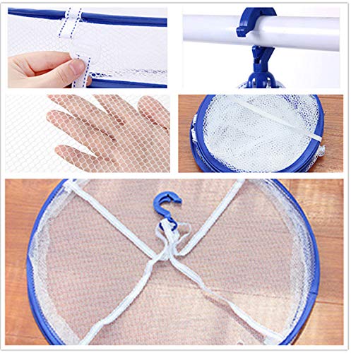 White mesh Hanging Weed Drying Rack herb Dry net Flat Light Clothes Dryer 2 Layer