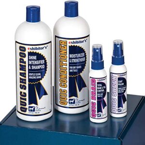 exhibitor's Quic Shampoo and Conditioner 64 Oz with Free Quic Braid and Quic Sheen Detangler