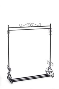 mango steam sheffield garment rack, (64.5 h x 47.5 l inches)