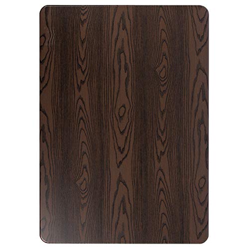 Flash Furniture 30" x 42" Rectangular Rustic Wood Laminate Table Top