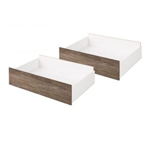 prepac select storage drawers – set of 2 on wheels