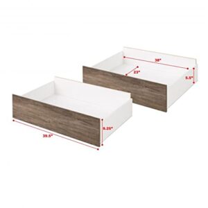 Prepac Select Storage Drawers – Set of 2 on Wheels