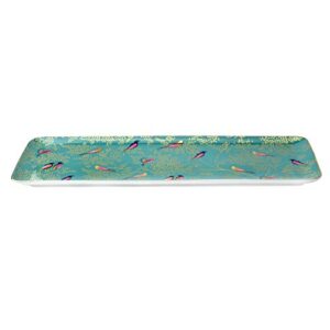 Portmeirion Home & Gifts Sandwich Tray-Green Single, Turquoise