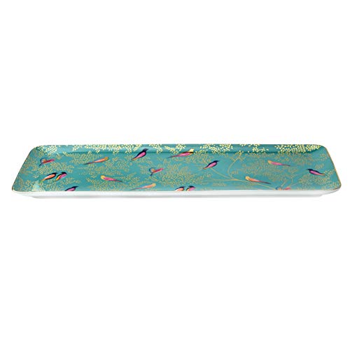 Portmeirion Home & Gifts Sandwich Tray-Green Single, Turquoise