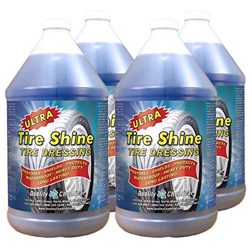 Ultra Tire Shine Solvent-Based Tire Dressing with Extra Silicone-4 Gallon case