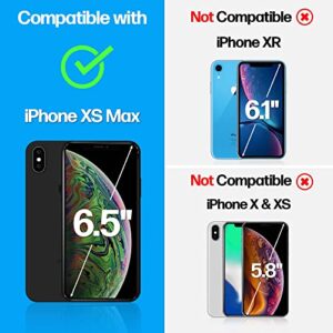 Power Theory Designed for iPhone Xs Max Screen Protector Tempered Glass [9H Hardness], Easy Install Kit, 99% HD Bubble Free Clear, Case Friendly, Anti-Scratch, 2 Pack