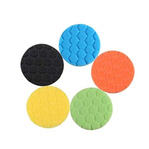 Lavino Spta 3 Inch (80mm) Buffing Pad Polishing Pad Buffer Polish Pads Kit for Car Polisher DIY Quality Select Color - (Color: Green)