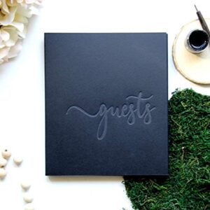 Wedding Guest Book Alternative, Guest Book Polaroid, 90 Black pages, Cardstock, Polaroid Guestbook with blank pages, Instax Guest Book For Wedding Photo Booth Props Black Guest Book Wedding.