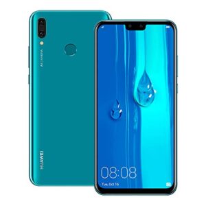 huawei y9 2019 (jkm-lx2) 4gb / 64gb 6.5-inches dual sim factory unlocked - international stock no warranty (sapphire blue)