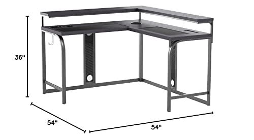 Z-Line Designs Series 1.2 Performance L Desk, Grey