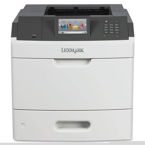 40G0110 Lexmark MS810DN Laser Printer 1200 x 1200 dpi - Plain Paper - Desktop - 55 ppm Mono Print - 650 sheets Input - Automatic Duplex - LCD - Gigabit Ethernet - USB (Certified Refurbished)