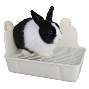 rubyhome potty trainer corner litter box pet pan bedding small animal, rabbit hamster guinea pig ferret gerbil chinchilla