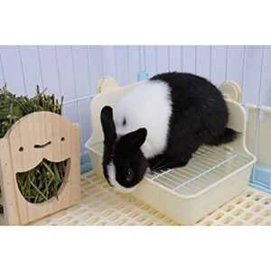 RUBYHOME Potty Trainer Corner Litter Box Pet Pan Bedding Small Animal, Rabbit Hamster Guinea Pig Ferret Gerbil Chinchilla