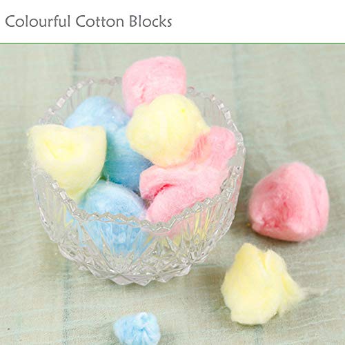 Warm Bedding in Cotton, Cotton Balls Filler for Hamster House, Eliminate Loneliness Enhance Sense of Security for Small Animals Hibernation Like Hamster, Mice, Chinchilla