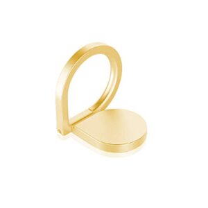 Cell Phone Ring Holder for Back of Phone Mount and Finger Grip iPhone Ring Kickstand (Gold)