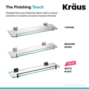 KRAUS Ventus Bathroom Shelf, Chrome Finish, KEA-17745CH