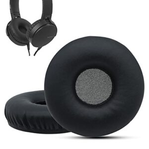 replacement ear pads for sony mdr-xb550ap mdr-xb450ap mdr-xb450 extra bass on-ear headphones, memory foam soft leather replacement ear cushions by krone kalpasmos