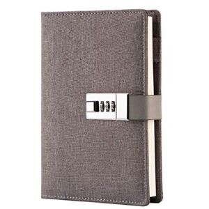 cagie lock journal combination locking diary vintage lock planner agenda personal diary