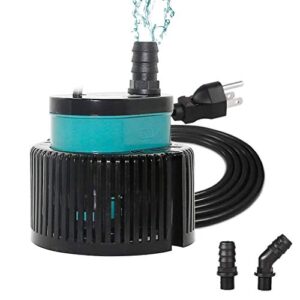 boxtech submersible water pump, aquarium water pump, fountain pump, 25w/ 35w/ 45w/60w ultra quiet water pump for fish tank, aquarium, pond, fountain, hydroponics and statuary (528 ghp, 35w)