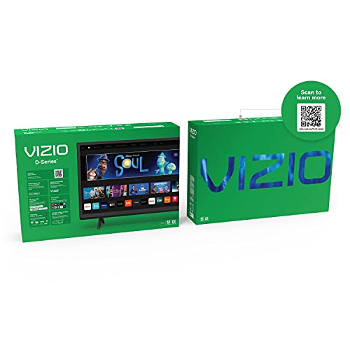 VIZIO 24-inch D-Series 720p Smart TV with Apple AirPlay and Chromecast Built-in, Alexa Compatibility, D24h-J09, 2021 Model