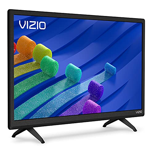 VIZIO 24-inch D-Series 720p Smart TV with Apple AirPlay and Chromecast Built-in, Alexa Compatibility, D24h-J09, 2021 Model