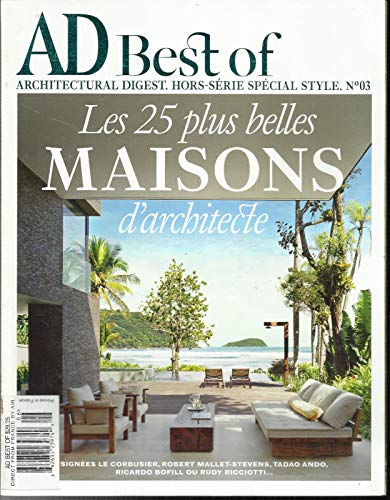 AD BEST OF ARCHITECTURAL DIGEST MAGAZINE, SPECIAL STYLE. NO. 03 ISSUE, 2015