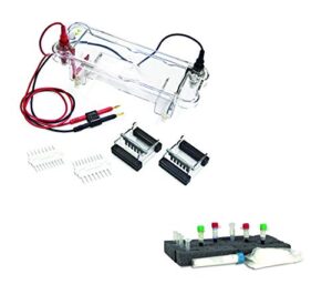 parco scientific ple002p electrophoresis apparatus, 16 samples per gel, two 7x7cm casting trays