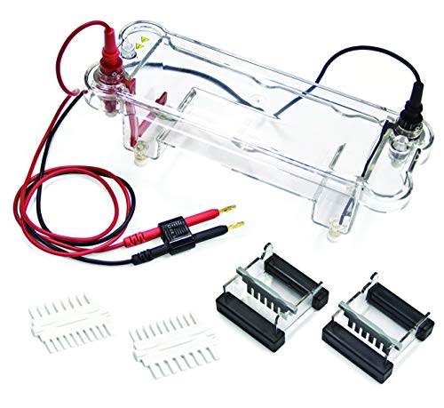 Parco Scientific PLE002P Electrophoresis Apparatus, 16 Samples per Gel, Two 7x7cm Casting Trays