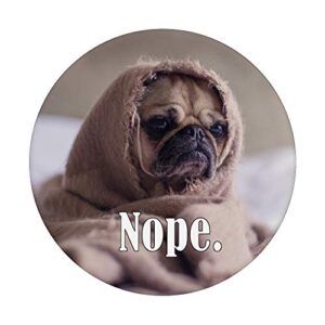 Pug PopSockets PopGrip: Swappable Grip for Phones & Tablets