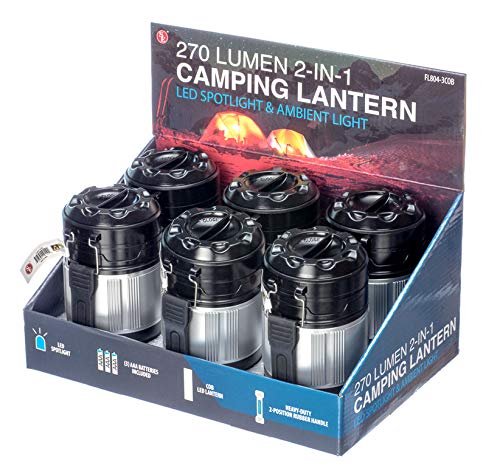 SE 270 Lumens 2-in-1 Camping Lanterns (6-Pack) - FL804-3COB