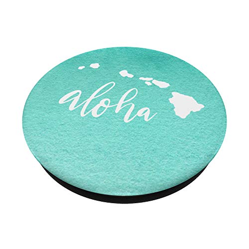 Aloha Hawaiian islands Hawaii PopSockets PopGrip: Swappable Grip for Phones & Tablets