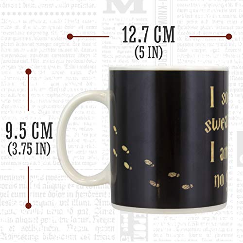 Paladone Marauders Map Heat Changing Mug - Harry Potter Heat Sensitive Color Change Mug