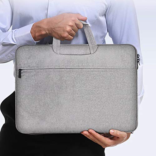 Master Lin Laptop Sleeve Compatible with 15.6 inch MacBook chromebook,Notebook Computer, Polyamide Multifunctional Briefcase Bag, Grey