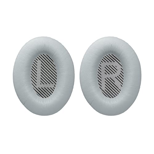 Replacement Ear-Pads Cushions for Bose QuietComfort-35 (QC-35) and QuietComfort-35 II (QC-35 II) Over-Ear Headphones (Silver)