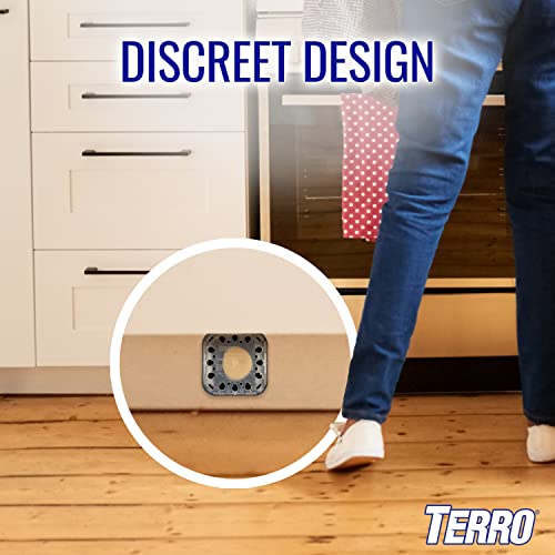 TERRO T500 Indoor Multi-Surface Roach Killing Bait Cockroach Killer - 6 Bait Stations, Black