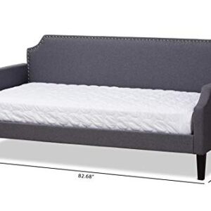 Baxton Studio Daybeds, Twin, Grey