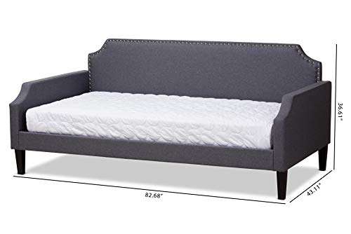 Baxton Studio Daybeds, Twin, Grey