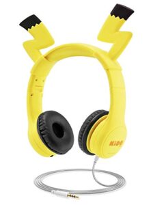 kids headphones with volibolt ears, mumba wired over-ear headphones with music sharing function, 85db volume limited hearing protection,safe food grade material, 3.5mm jack (hs01) headset for children