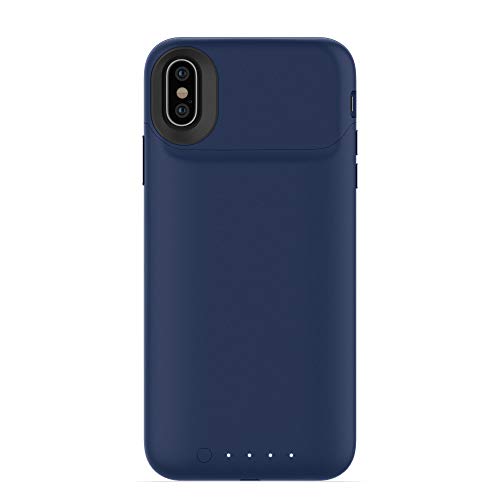 Mophie juice pack wireless - Qi Wireless Charging - Protective Battery Case Made for Apple iPhone X – Blue (401002006)