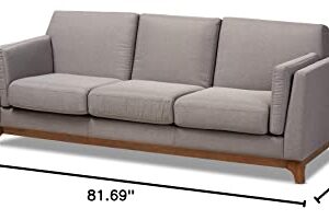 Baxton Studio Sofas Grey