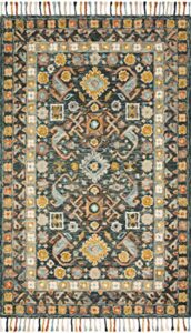 loloi ii elka collection elk-03 denim/multi 5'-0" x 7'-6" area rug