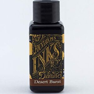 Diamine Guitar Ink, Fountain Pen Ink - Desert Burst 30ml