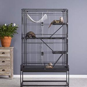 Prevue Pet Products Deluxe Critter Cage 484B, Black