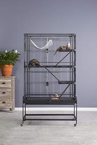 Prevue Pet Products Deluxe Critter Cage 484B, Black