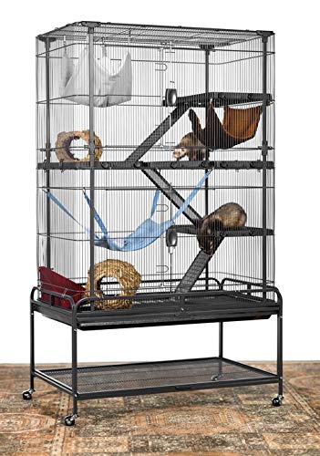 Prevue Pet Products Deluxe Critter Cage 484B, Black