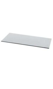 sswbasics tempered glass shelf - 10" w x 24" l x 3/16" - set of 2