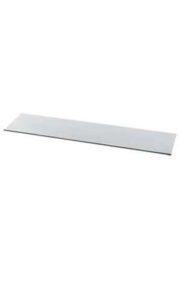 sswbasics tempered glass shelf - 10" w x 36" l x 3/16" - set of 2